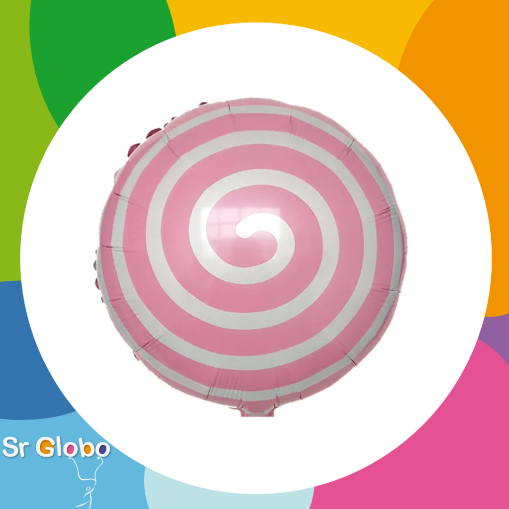 Espiral 18″ rosa – Sr Globo