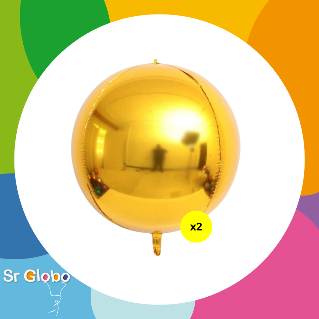 Orbz 18″ dorado (2 unidades) – Sr Globo