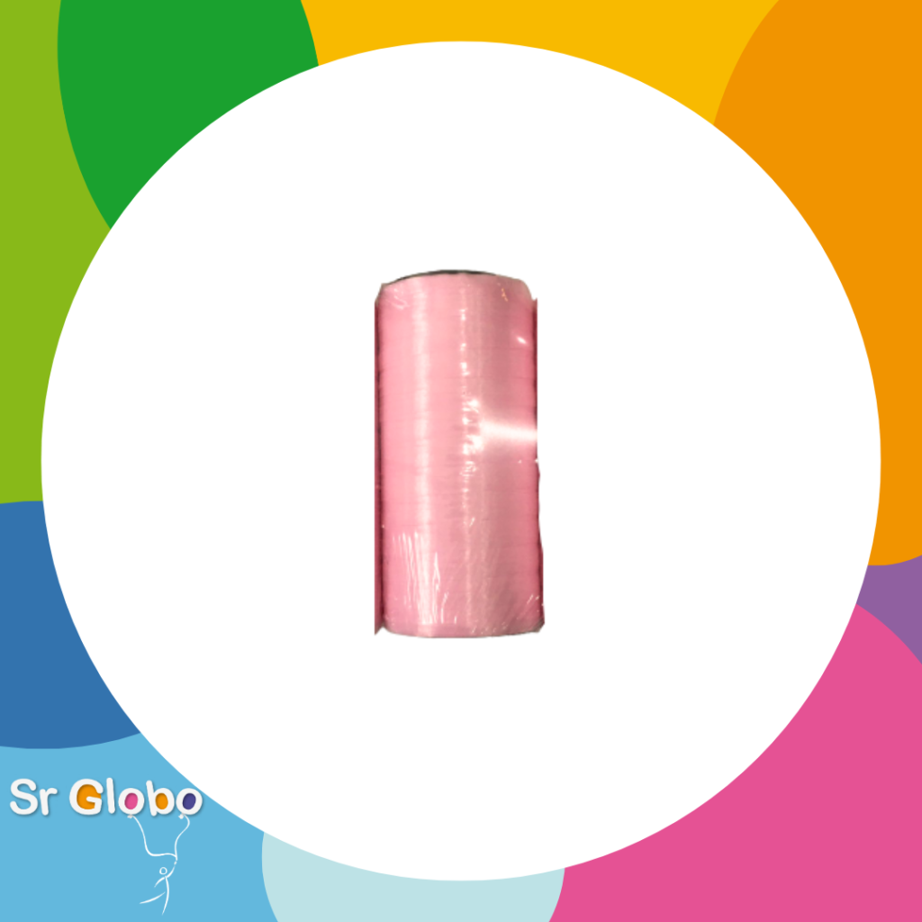 Cinta ribbonette 5mm x 100 mts. pastel rosa – Sr Globo