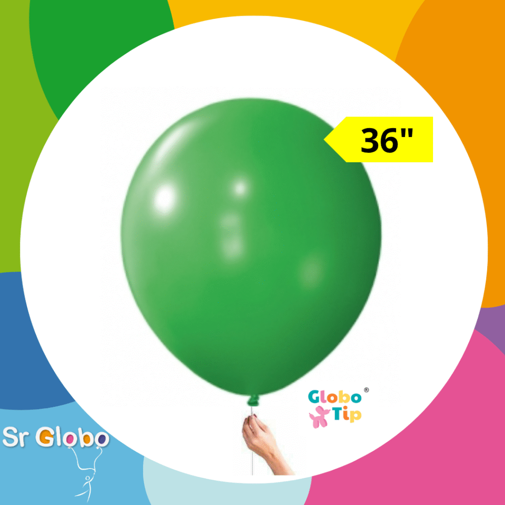 GLOBO TIP 36″ Std verde navidad – Sr Globo